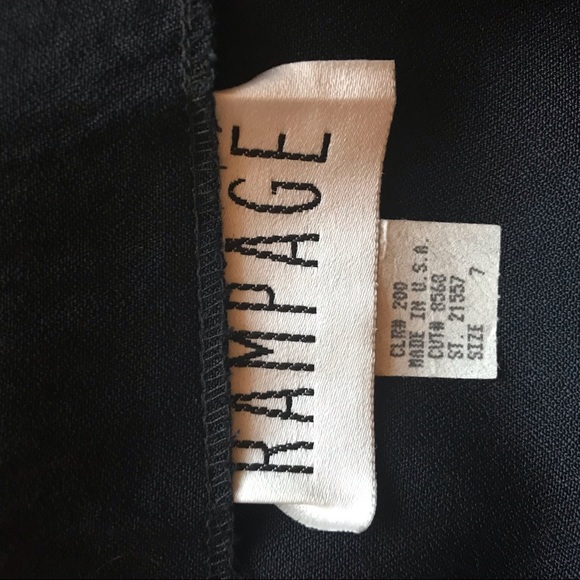 Rampage | Dresses | Rampage Dress Sleeveless Rosettes Down Front Black ...